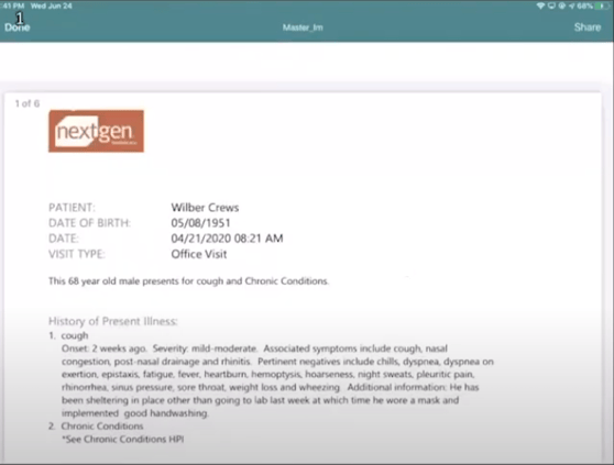 NextGen Mobile – Reduces Burden and Improves Physician EHR Experience