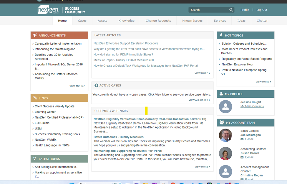 A Brief Look Into the NextGen Success Community